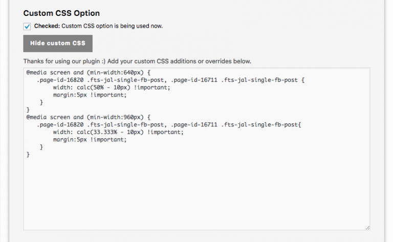 Custom CSS Option - SlickRemix